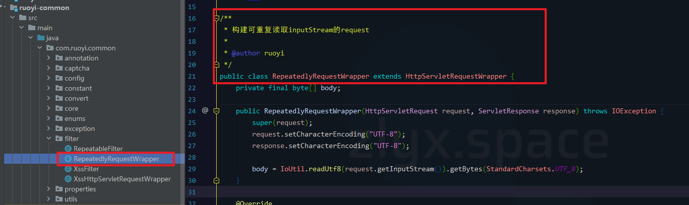 【RuoYi-Vue-Plus】学习笔记 06 - RepeatedlyRequestWrapper 源码分析（构建可重复读取 InputStream 的 Request）-CSDN博客