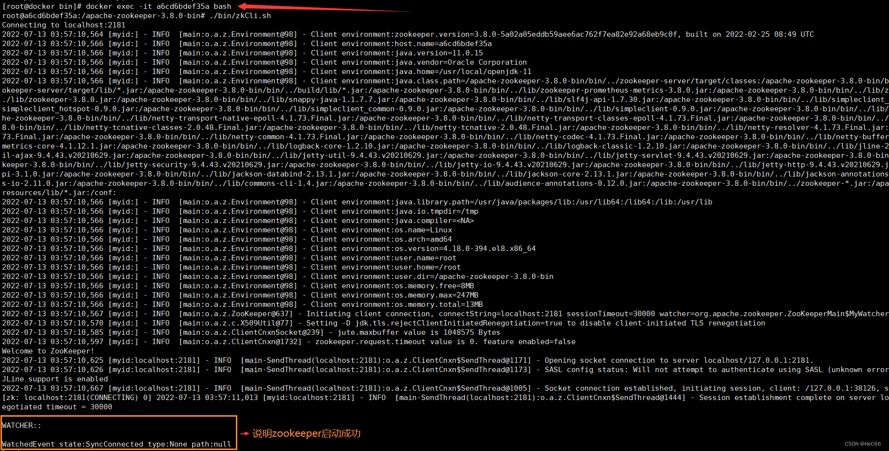 Docker 中启动 ZooKeeper-CSDN博客