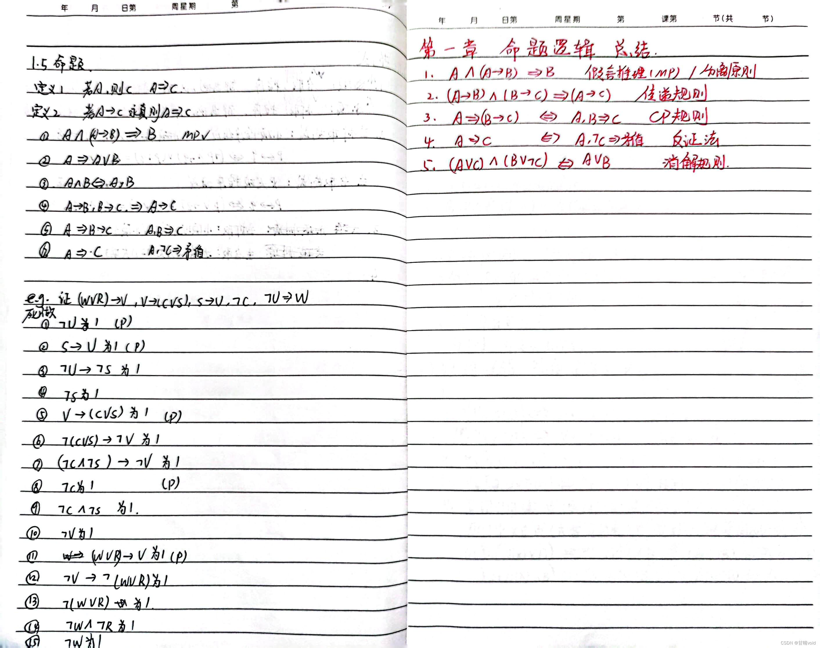 HNU-离散数学-甘晴void笔记_离散数学 湖南大学-CSDN博客