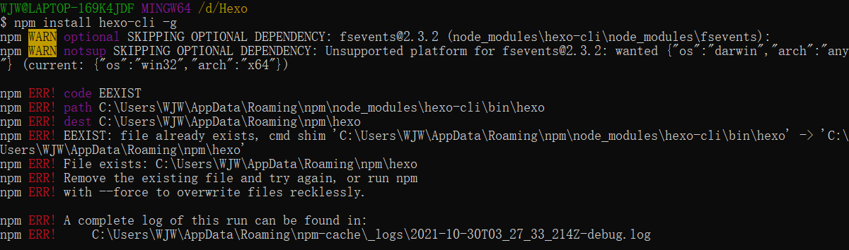 【Hexo】+【Github】搭建blog_yamlexception: duplicated mapping key-CSDN博客