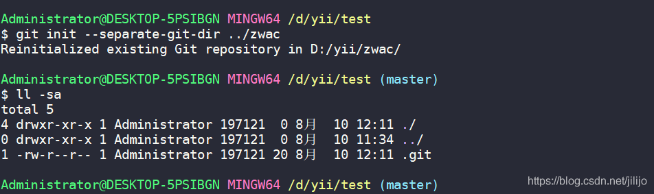 git init 命令详解_Jilijo的博客-CSDN博客