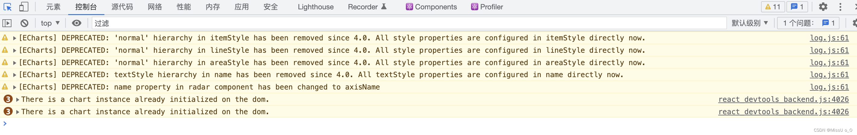 【React ECharts】There is a chart instance already initialized on the dom_react there is a chart ...