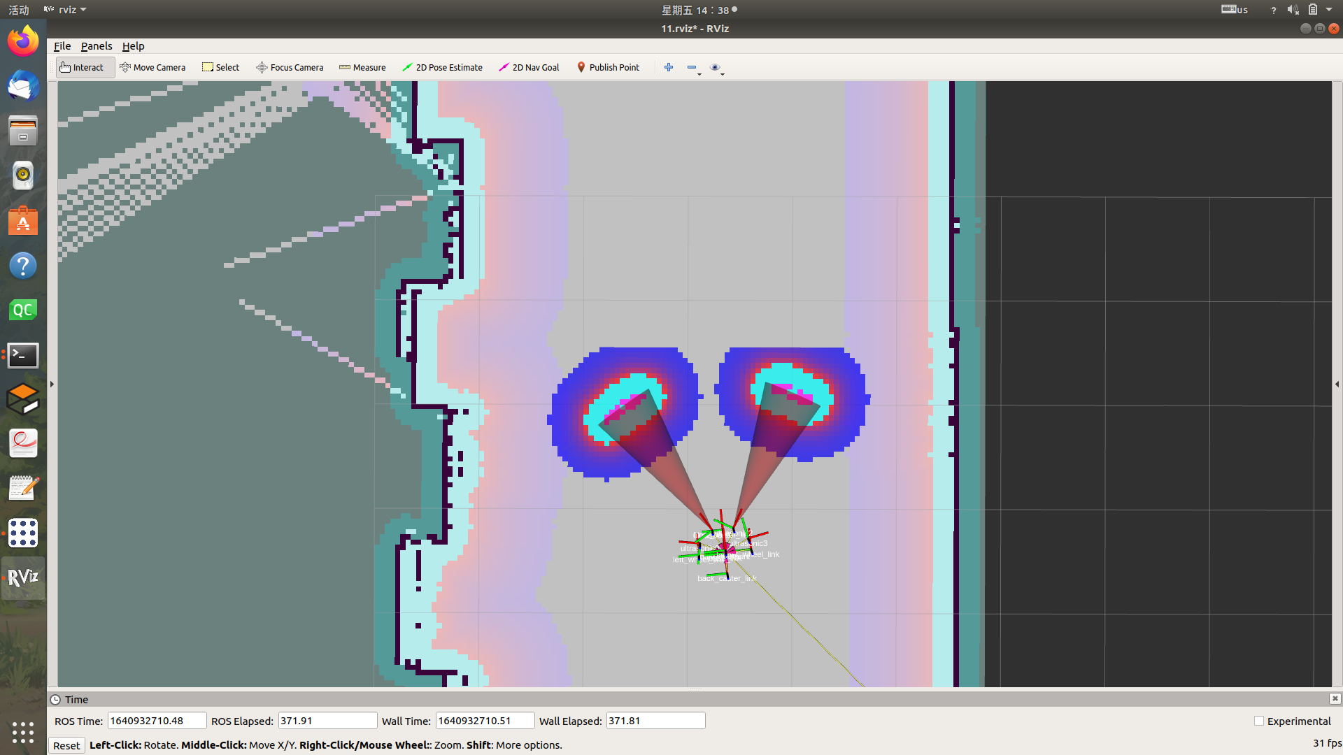 Ros导航之代价地图－超声层_ros代价地图-CSDN博客