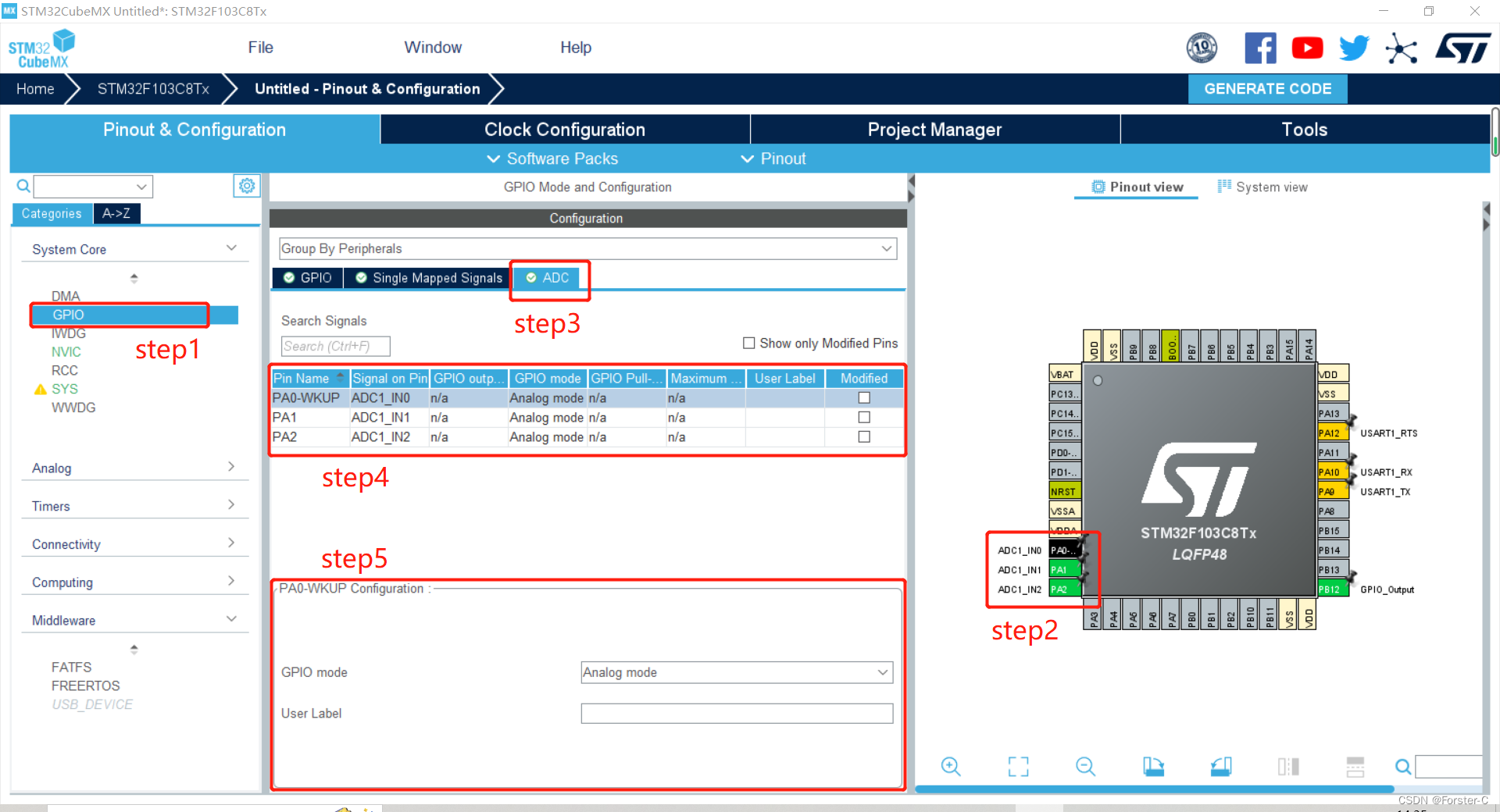 尝试使用CubeMX做stm32开发之二：Project创建和配置_mxproject-CSDN博客