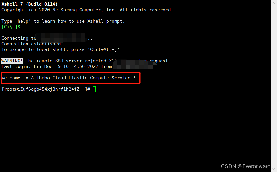 xshell远程连接Aliyun服务器,测试在服务器上装Redis_xshell6怎么连接刚开通的阿里云服务器-CSDN博客