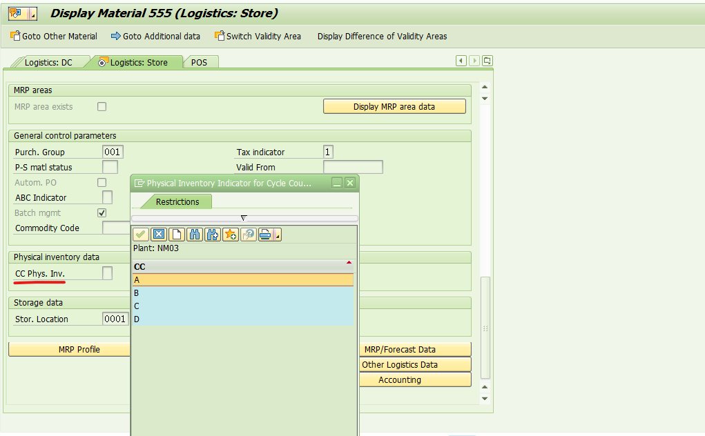 SAP MM 初阶循环盘点的ABCD 标识符_sap 物料主数据 abc标识-CSDN博客
