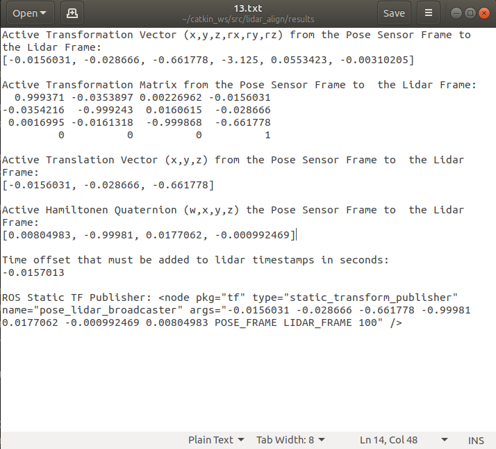 激光雷达和RTK的标定（无人小车）_rtk 激光雷达 融合建图-CSDN博客