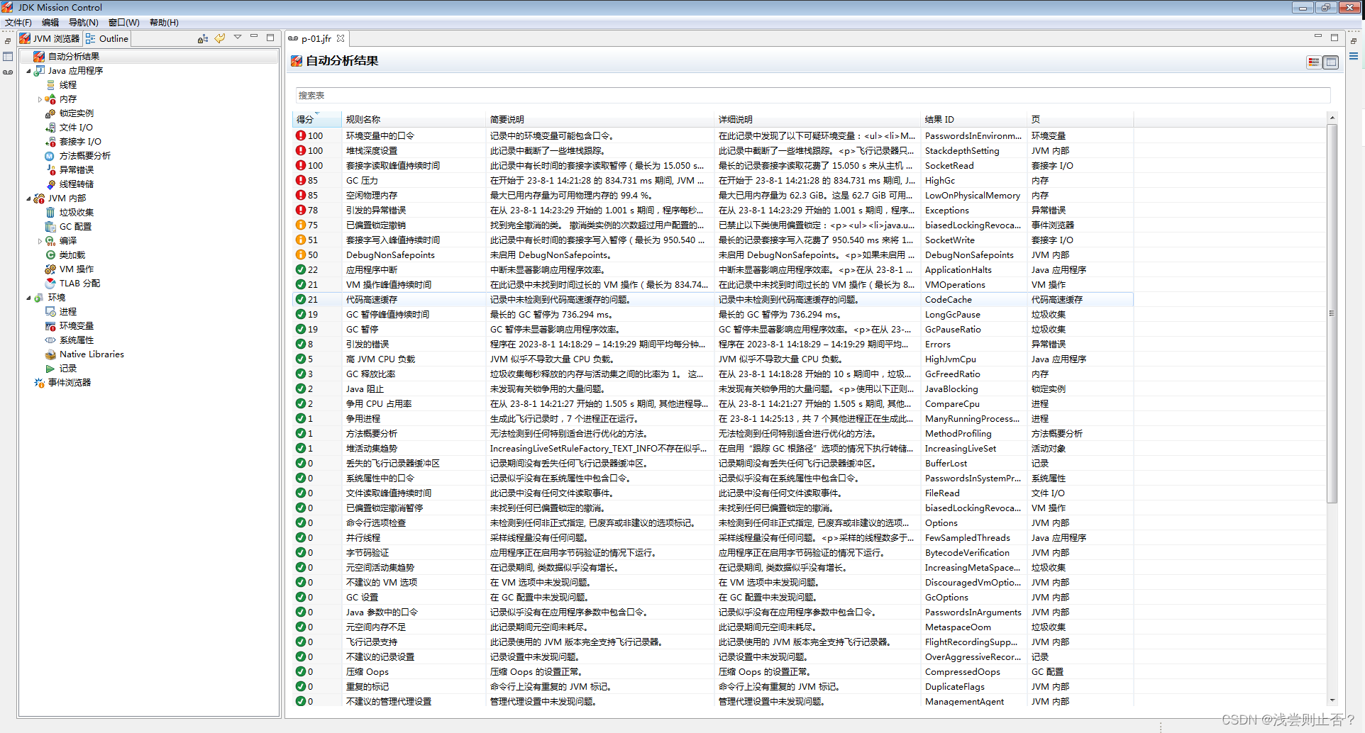 Java如何使用JFR(Java Flight Recorder)飞行记录分析代码瓶颈_jfr使用-CSDN博客