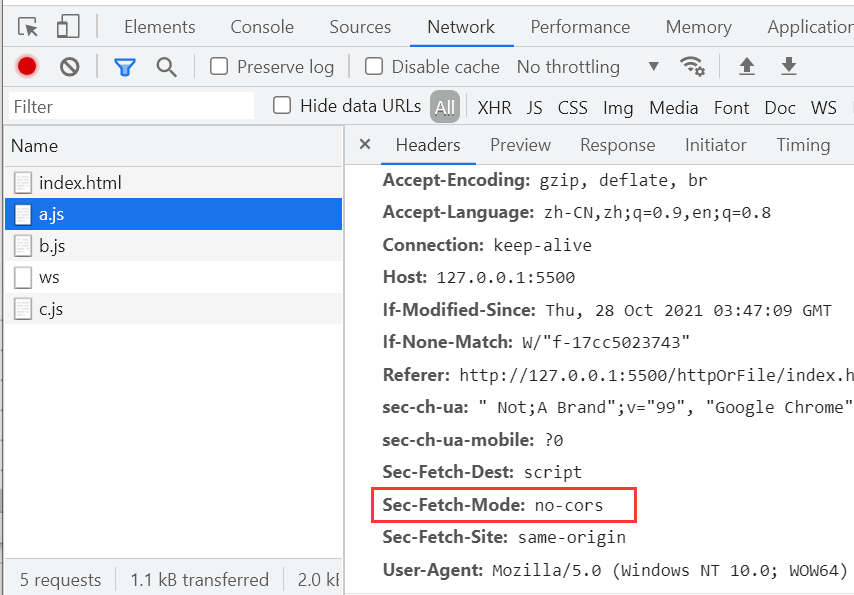 type=“module“模式下的跨域问题_sec-fetch-mode: cors-CSDN博客