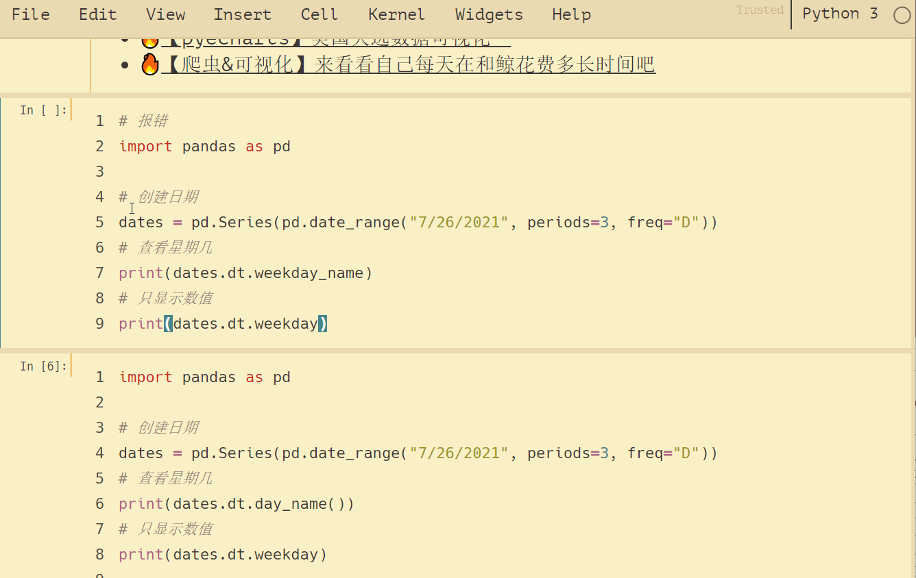 AttributeError： ‘DatetimeProperties’ object has no attribute ‘weekday_name’ 的解决方法 ...
