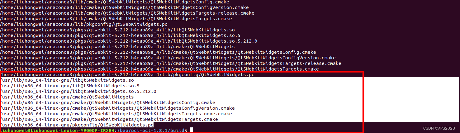 解决BUG记录：安装PCL1.8.1的时候Qt5WebKitWid报错Qt5WebKitWidgets_FOUND to FALSE so package “Qt5WebKitWidgets ...