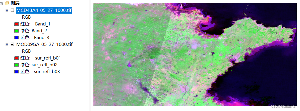 GEE中MODIS地表反射率产品比较_mcd43a4-CSDN博客