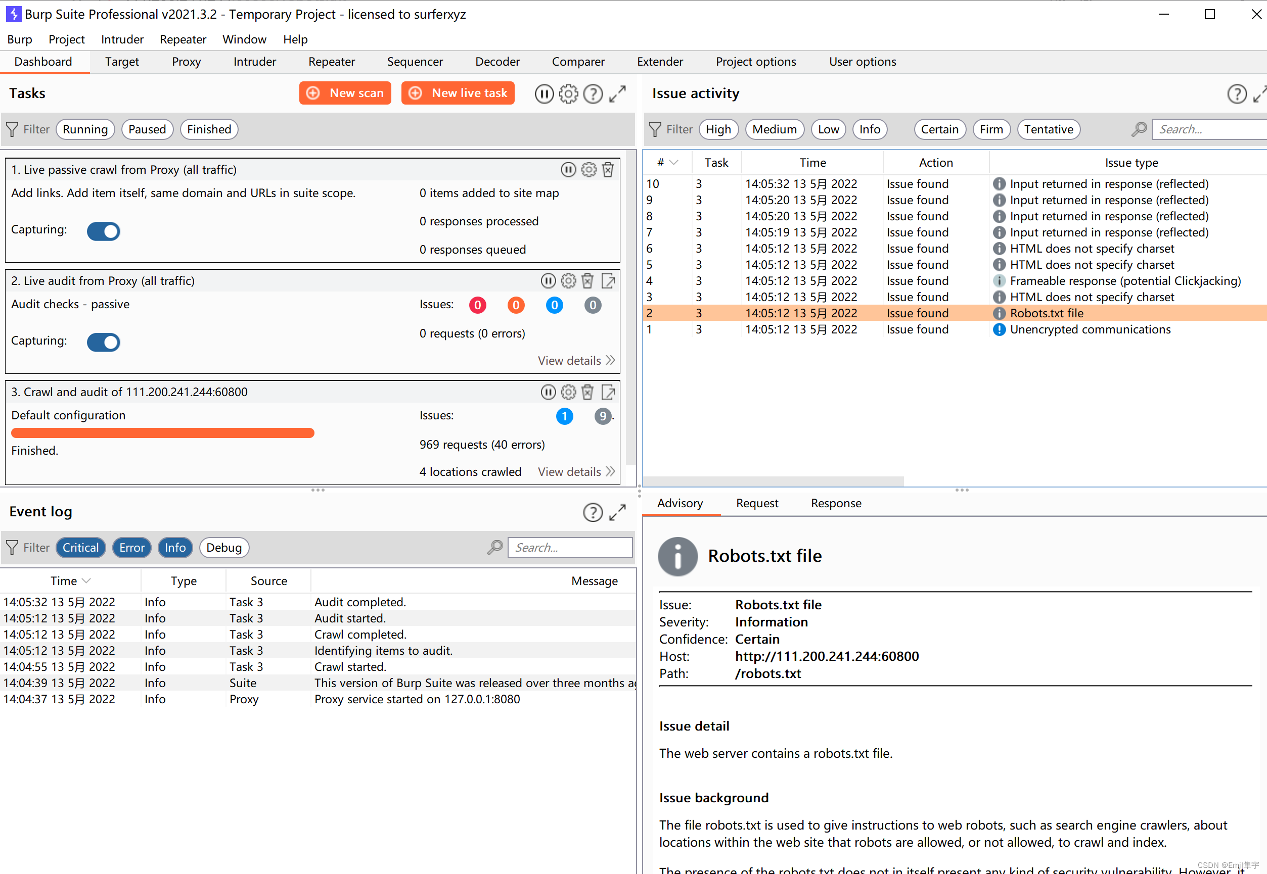 攻防世界 Web Training-WWW-Robots_在burp suite中,robots.txt-CSDN博客