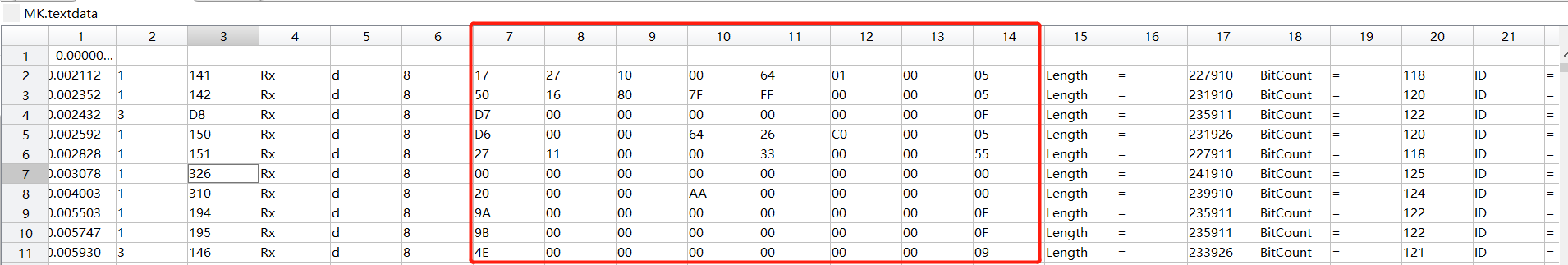 使用matlab验证一段报文的checksum_byte(0) xor byte(1) xor byte(2) xor byte(3) xor ...