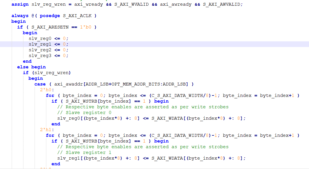 AXI_Lite_slave代码及仿真分析_axi slave-CSDN博客