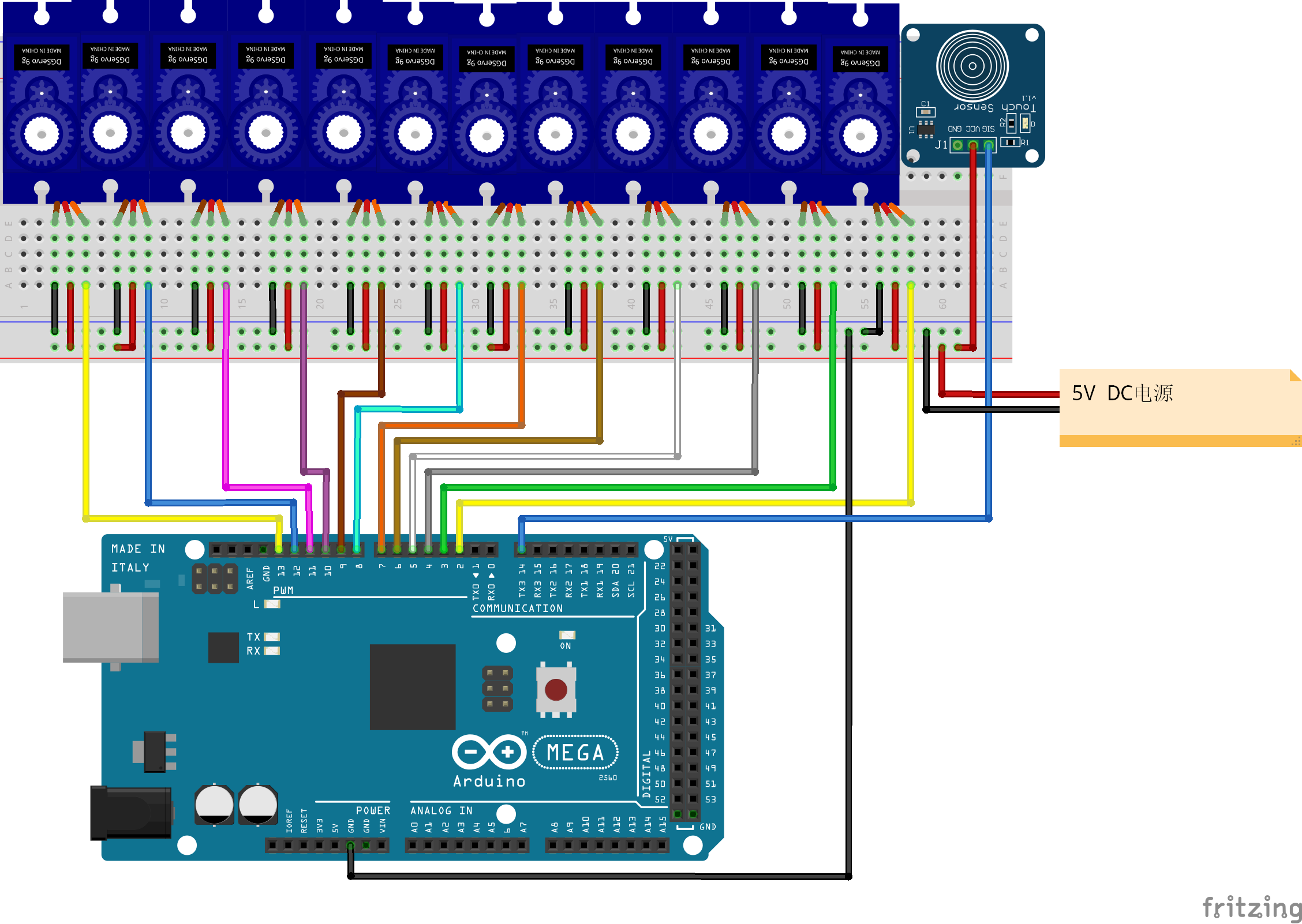 Fritzing软件绘制Arduino面包板接线图传感器模块库文件024_fritzing ttp223-CSDN博客