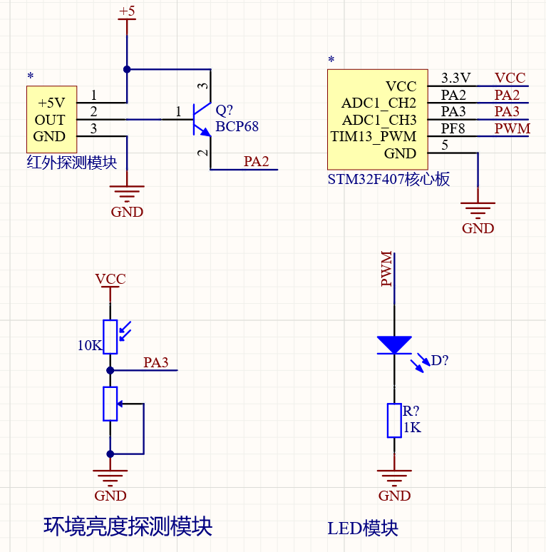 基于STM32F4开发的智能台灯_stmf4led亮度调节-CSDN博客
