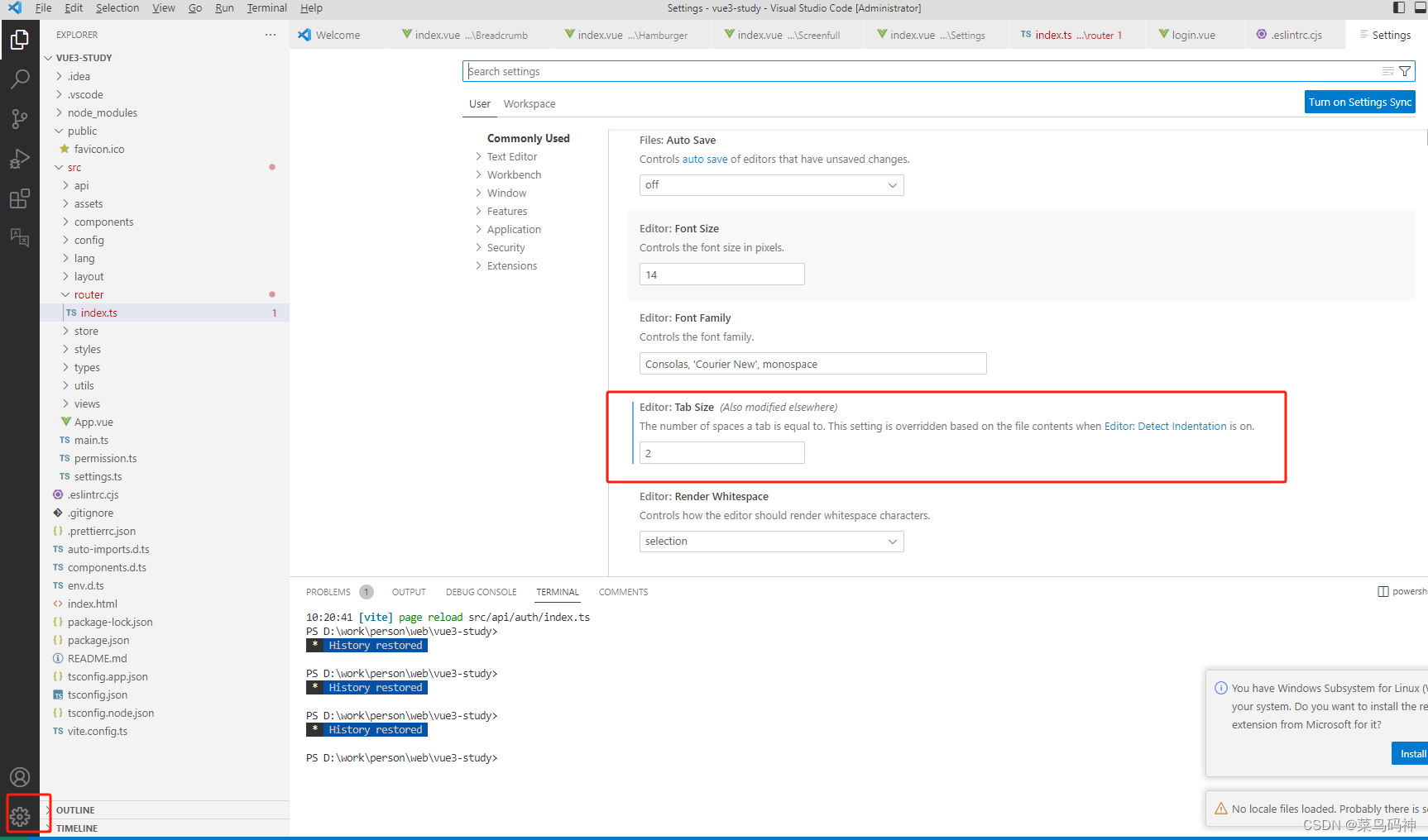 vscode使用eslint及prettier配合解决代码格式问题_vscode eslint-CSDN博客