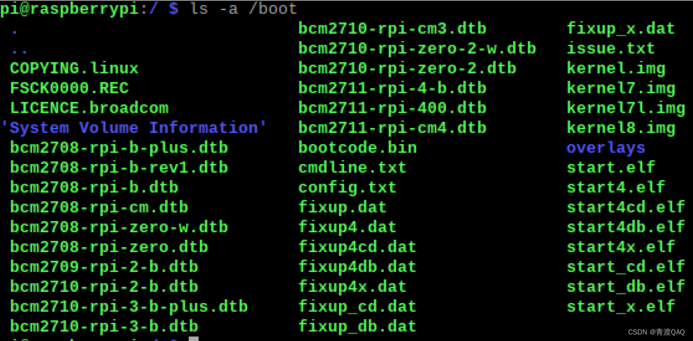 Linux根目录结构介绍（基于树莓派4b）树莓派4b 开源 Linux 文件系统 Csdn博客