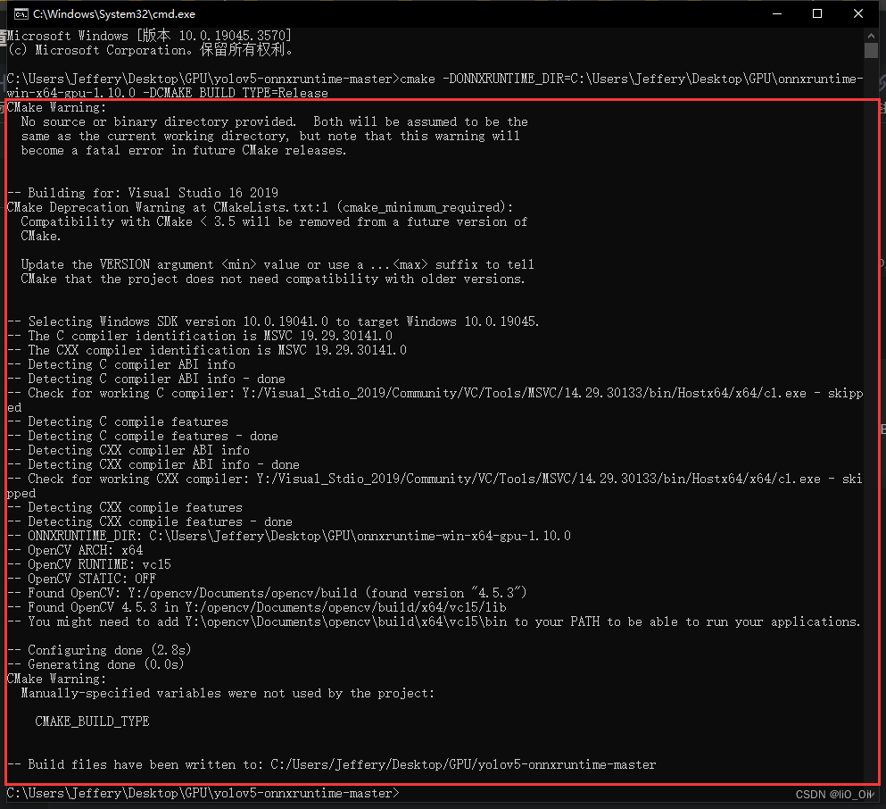 Windwos 10（64位）实现C++的YOLOv5目标检测推理？-CSDN博客