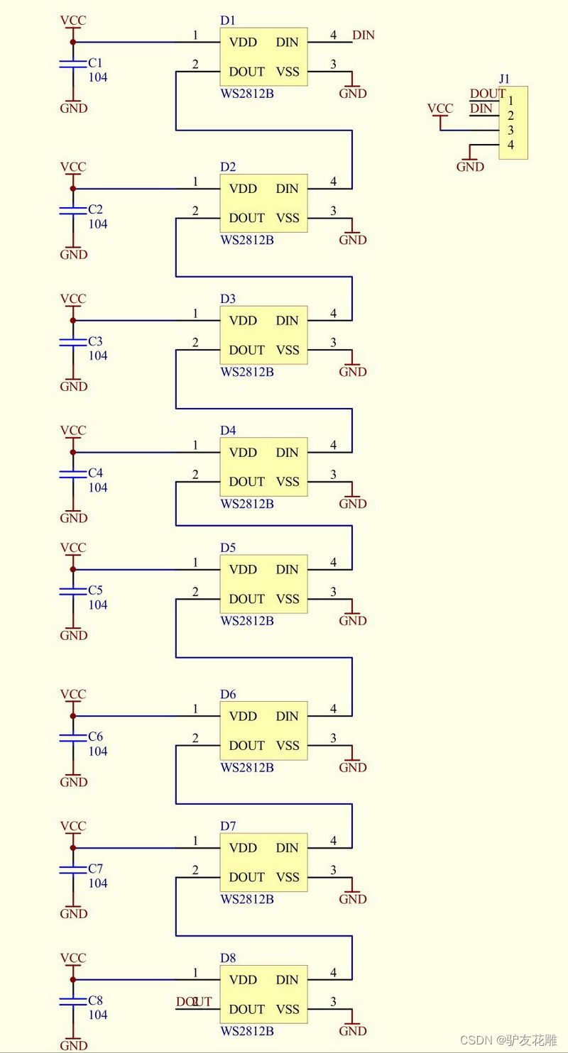 【雕爷学编程】arduino动手做(207) 合宙esp32 C3开发板之点亮ws2812b硬屏esp32 Ws2812b Csdn博客