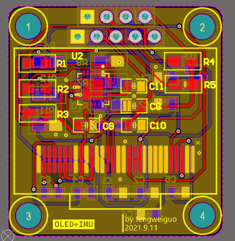 OLED&MPU6050组合模块_mpu6050原理图-CSDN博客