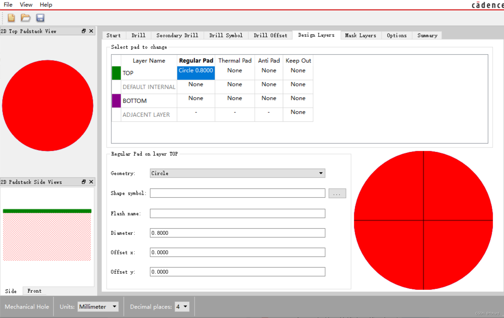 为什么padstack editor中机械孔还要设置regular pad?_pad designer在内电层设置regular pad是什么 ...