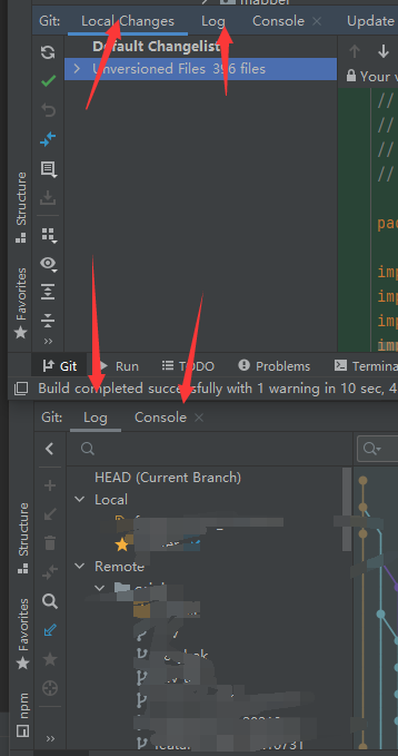 webstorm在git控制台中显示Local Changes_webstorm local change-CSDN博客