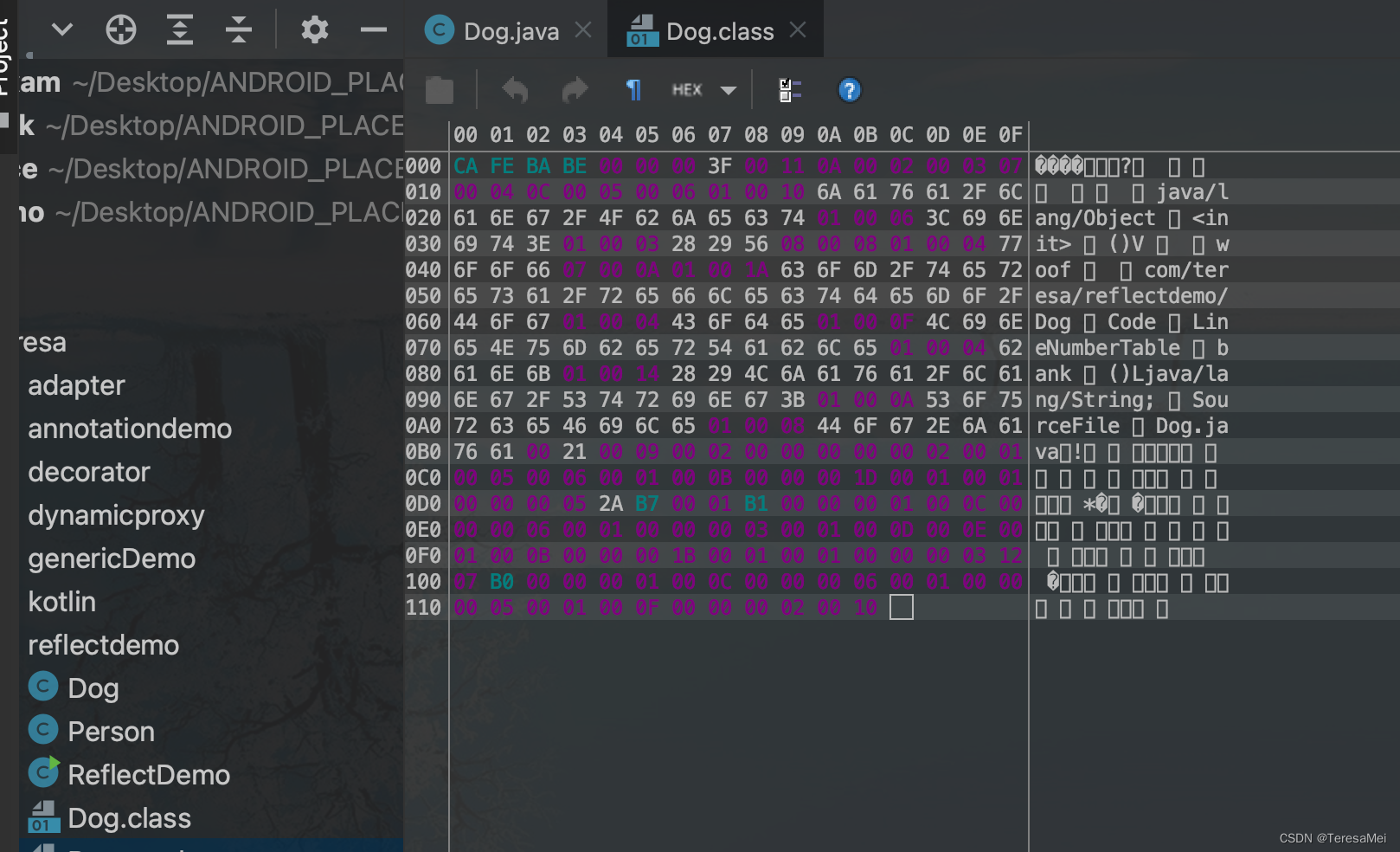 Intellij IDEA/AndroidStudio中查看类的字节码文件的方法(高效)_idea怎么看字节码文件-CSDN博客