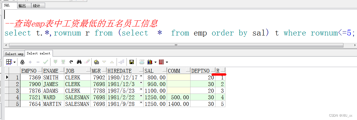 rownum、row_number()、dense_rank()和rank()的区别_rownum rnum-CSDN博客