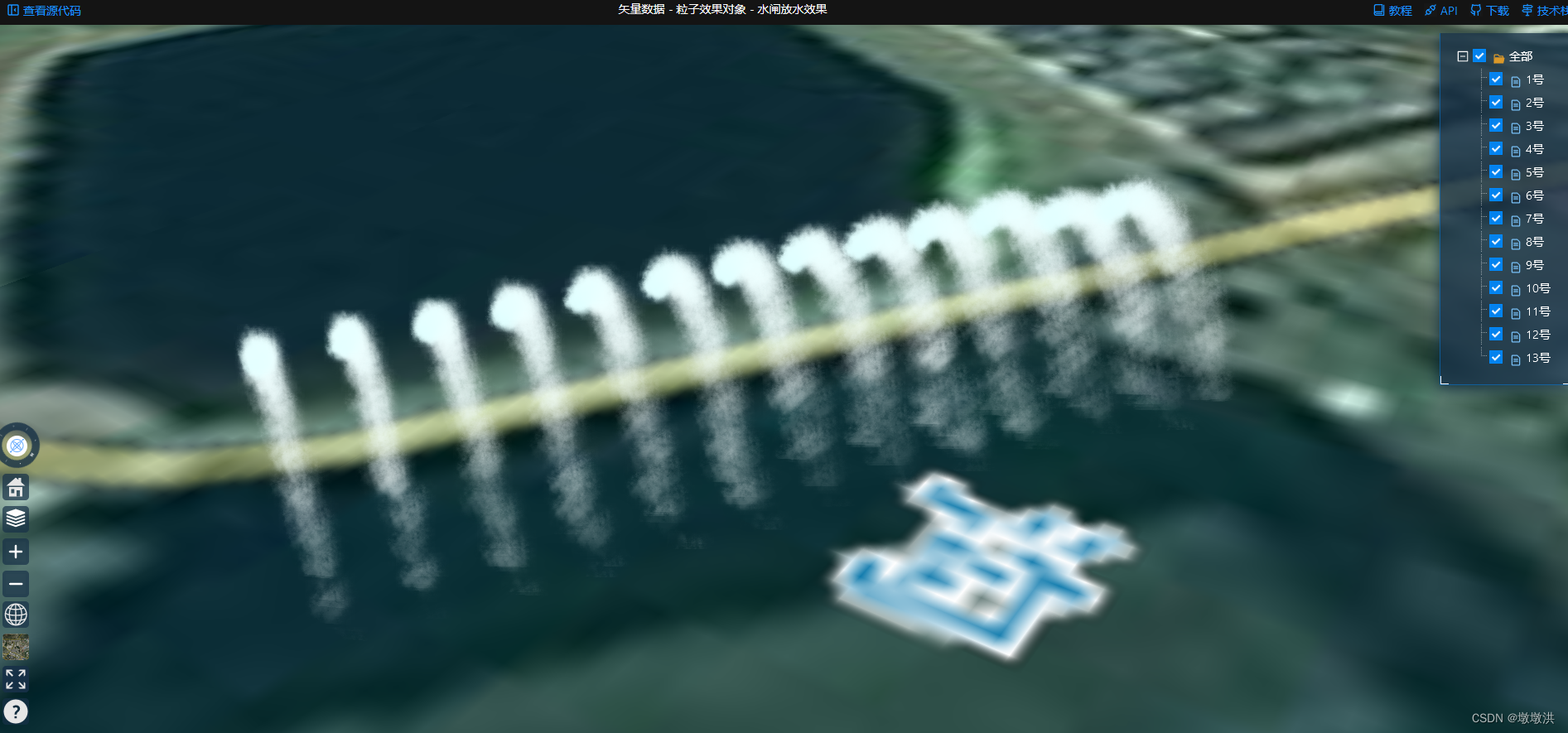 mars3d实现水闸放水效果_前端 模拟水库放水-CSDN博客