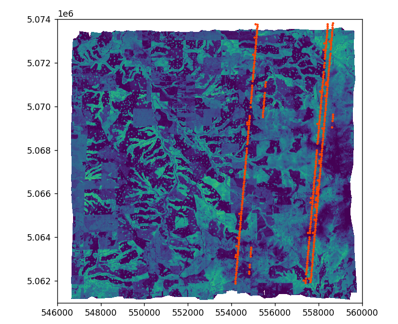 python快速实现shp点提取栅格值 (两种方法对比)_值提取至点与栅格数据转点的差别-CSDN博客