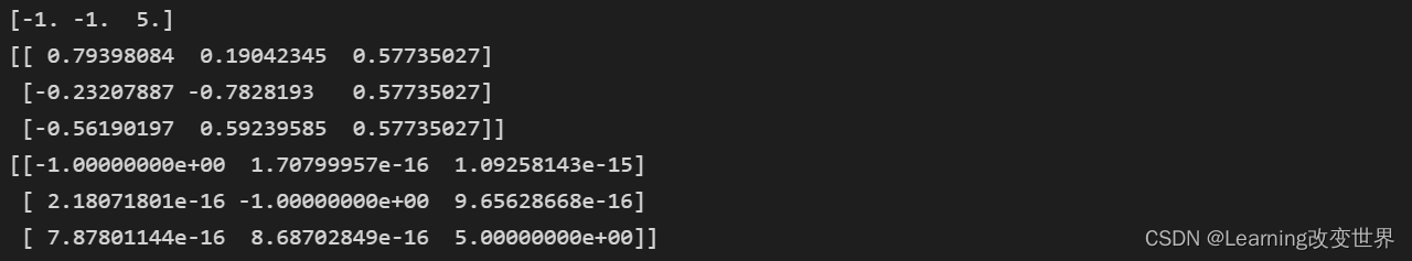 np.linalg.eigh特征值、特征向量的对应关系-CSDN博客
