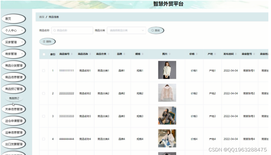 Pythondjangovue智慧外贸商城购物销售管理系统一般python加django什么商城会包管理员买家和卖家 Csdn博客