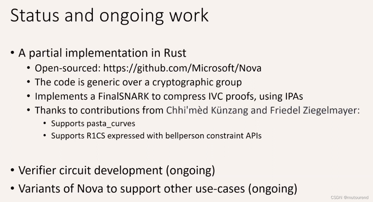 Nova: Recursive Zero-Knowledge Arguments from Folding Schemes学习笔记_privacy-scaling-explorations ...