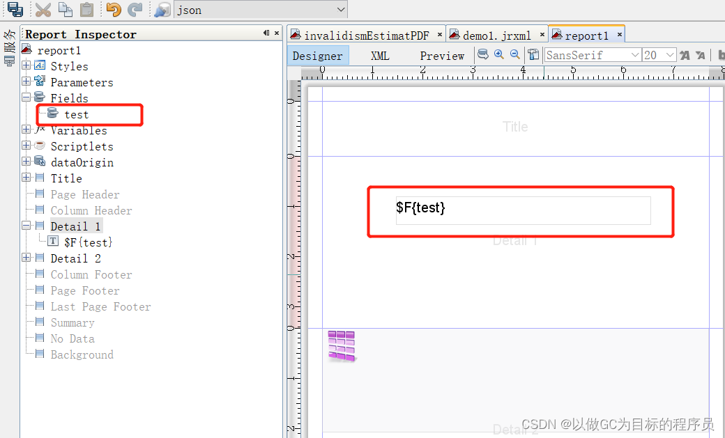 iReport全面排坑以及从0到1的应用(包括iReport启动闪退,Detail不显示,Table组件怎么传参,以及嵌入SpringBoot ...
