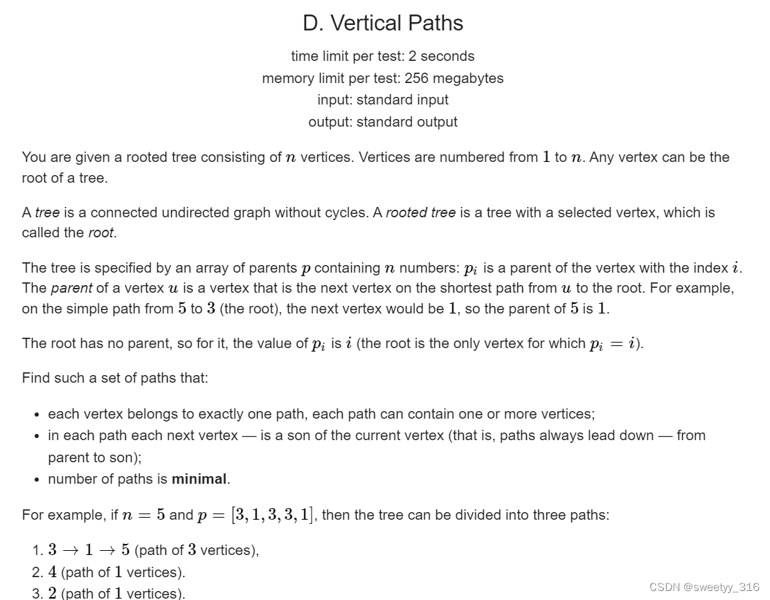 Codeforces Round #787 (Div. 3) 1675D - Vertical Paths反思题解_codeforces1675d-CSDN博客