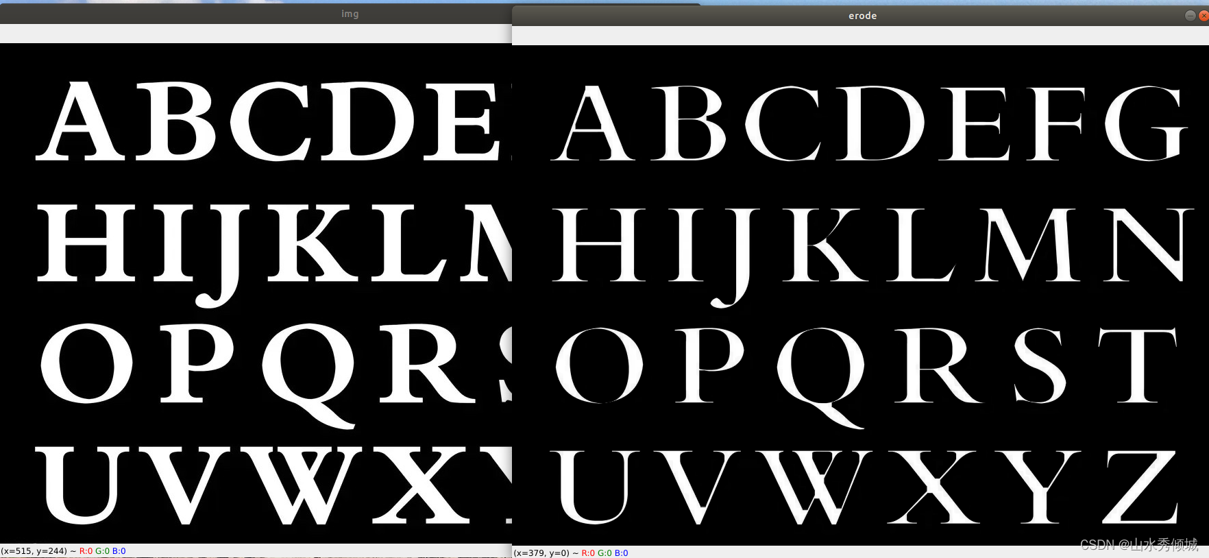 OpenCV_8 形态学-CSDN博客