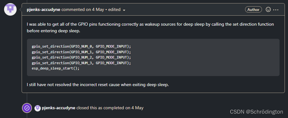 Esp32 C3使用gpio唤醒深度睡眠,rtc Gpio0~5始终置低,导致低电平唤醒一直复位,高电平唤醒无效?gpio Wakeup Only Supports Level Mode