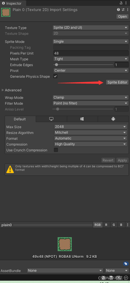 Unity学习笔记：Tilemap的基础使用【By Chutianbo】_open tile palette-CSDN博客