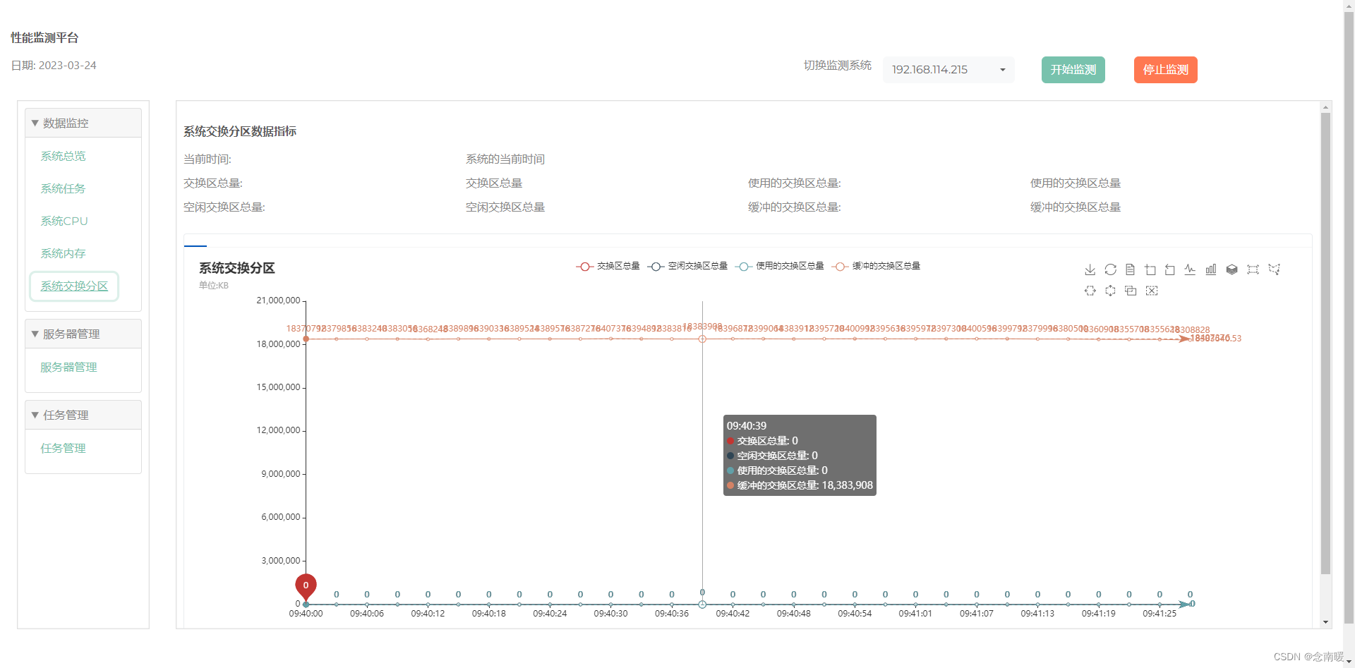 【使用python如何收集服务器性能指标数据并进行可视化】python Ssh 获取服务器性能 Csdn博客
