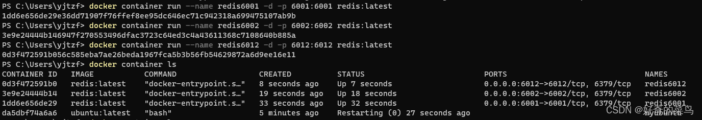 Docker镜像、容器操作_docker pull sha256-CSDN博客