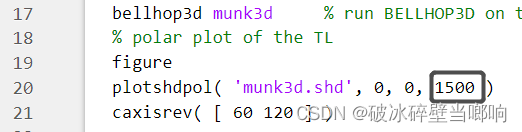 BELLHOP-3d模型垂直剖面仿真_plotshd-CSDN博客