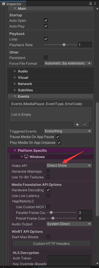 unity使用AVPRO插件播放大分辨率视频_avpro控制输出分辨率-CSDN博客