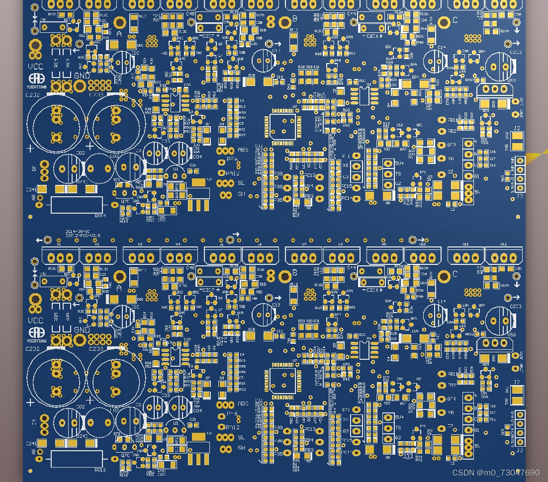 三相无刷电机foc控制器资料。 三相无刷电机驱动板资料，包含原理图，可直接投产PCB图纸_foc控制板资料-CSDN博客