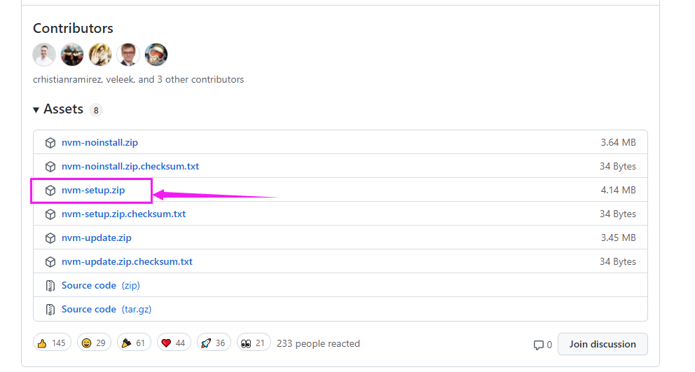 Manage local Node versions with nvs - Programmer Sought