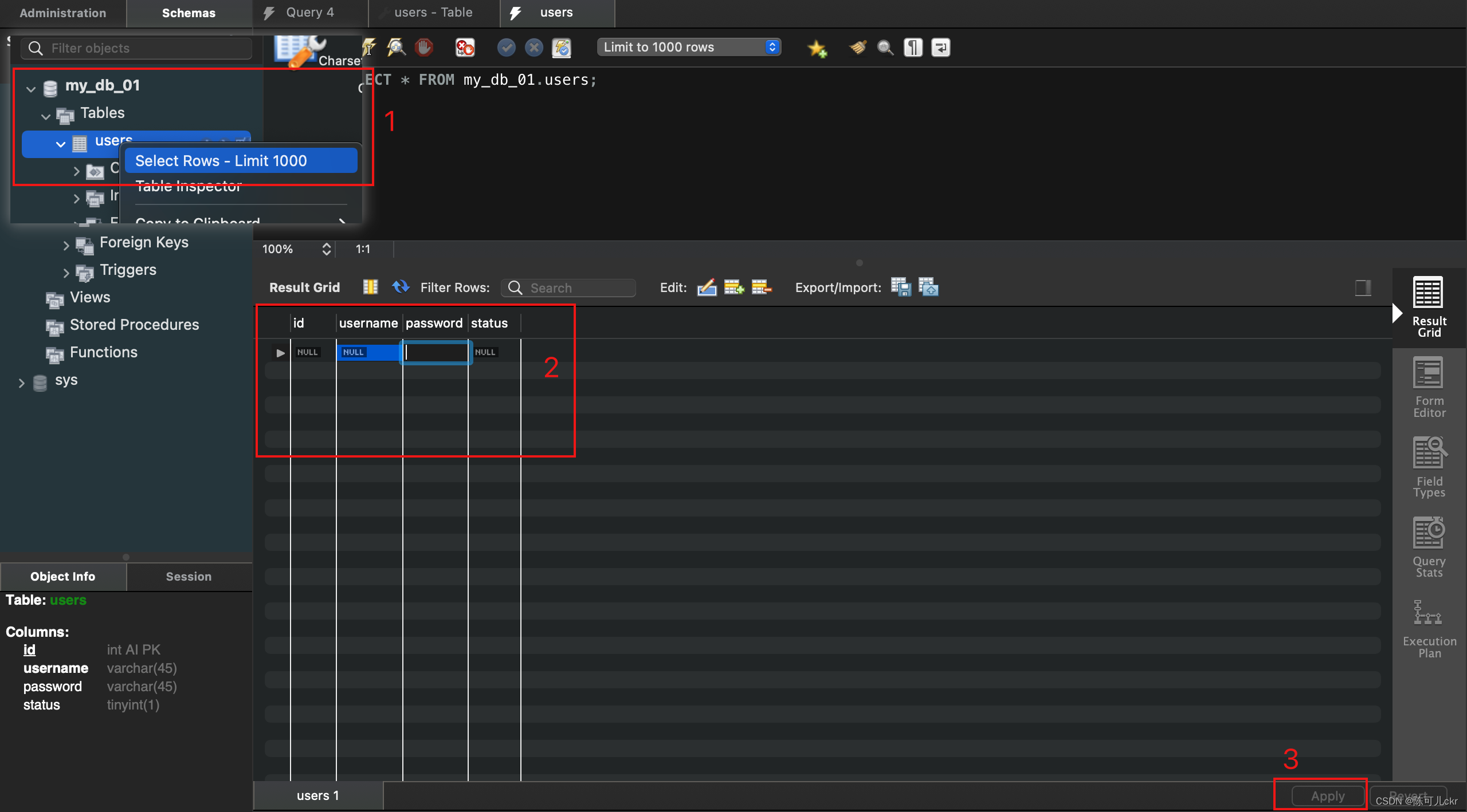 Mysql Workbench创建数据库mysql Workbatch创建数据库 Csdn博客