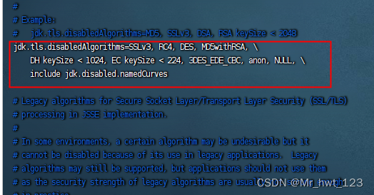 The server selected protocol version TLS10 is not accepted by client preferences [TLS13, TLS12 ...