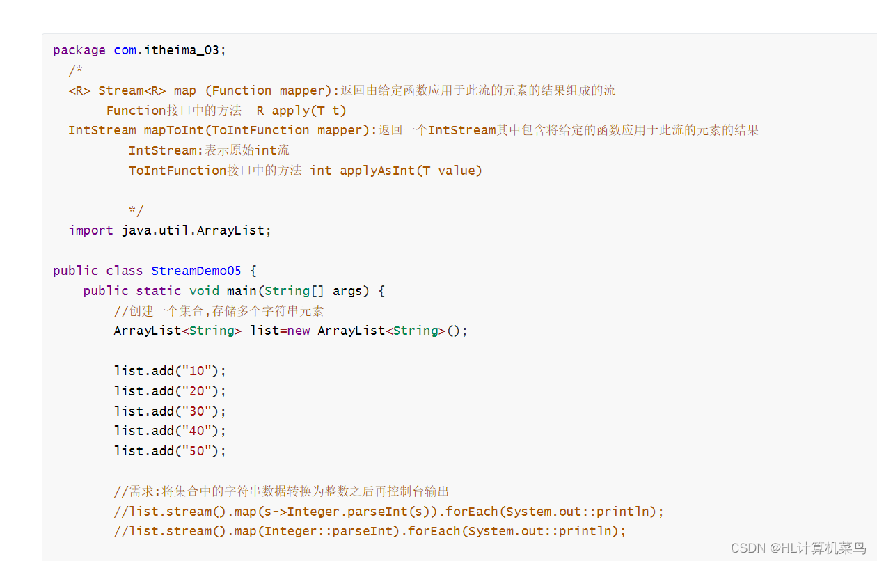 【无标题】Stream流的map方法_java stream 循环map-CSDN博客